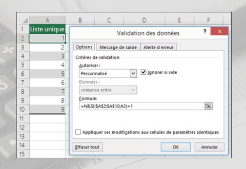 Tuto Excel - Validation de données - Les Experts Excel