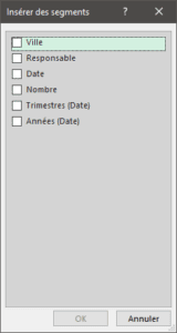 Tuto sur les Segments Microsoft Excel - Les Experts Excel